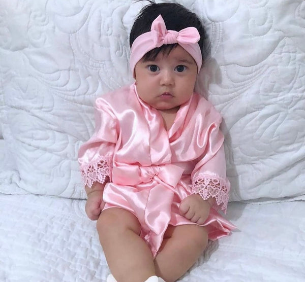 Personalized Baby Girl Robe - More Colors – RUBYBELLEBABY